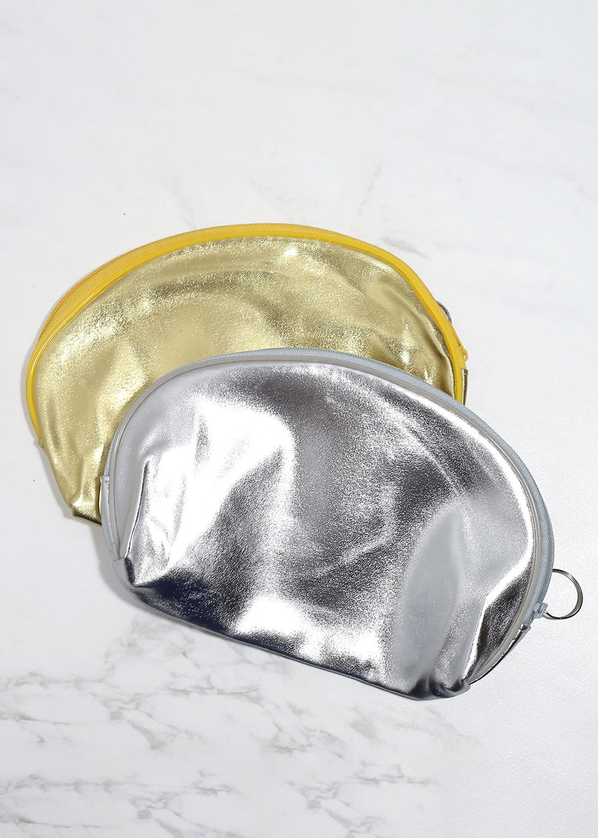 Metallic Cosmetics Bag – Shop Miss A