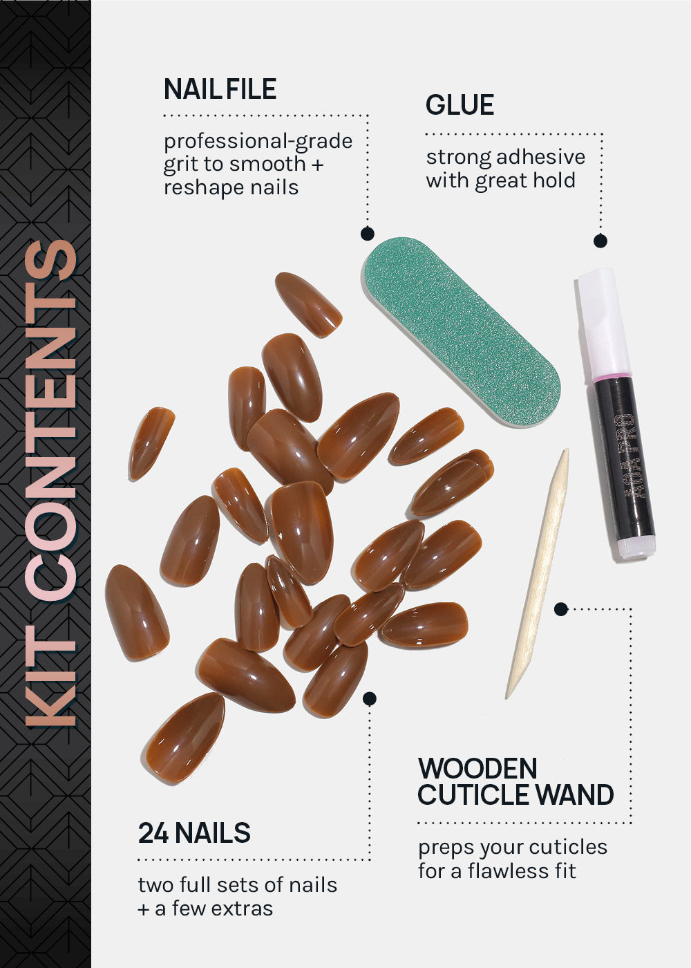 AOA Pro Press-On Nails: Cold Brew – Shop Miss A