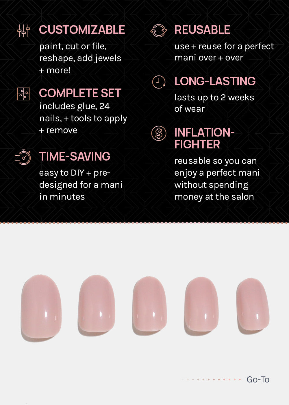 AOA Pro Press-On Nails: Go-To – Shop Miss A