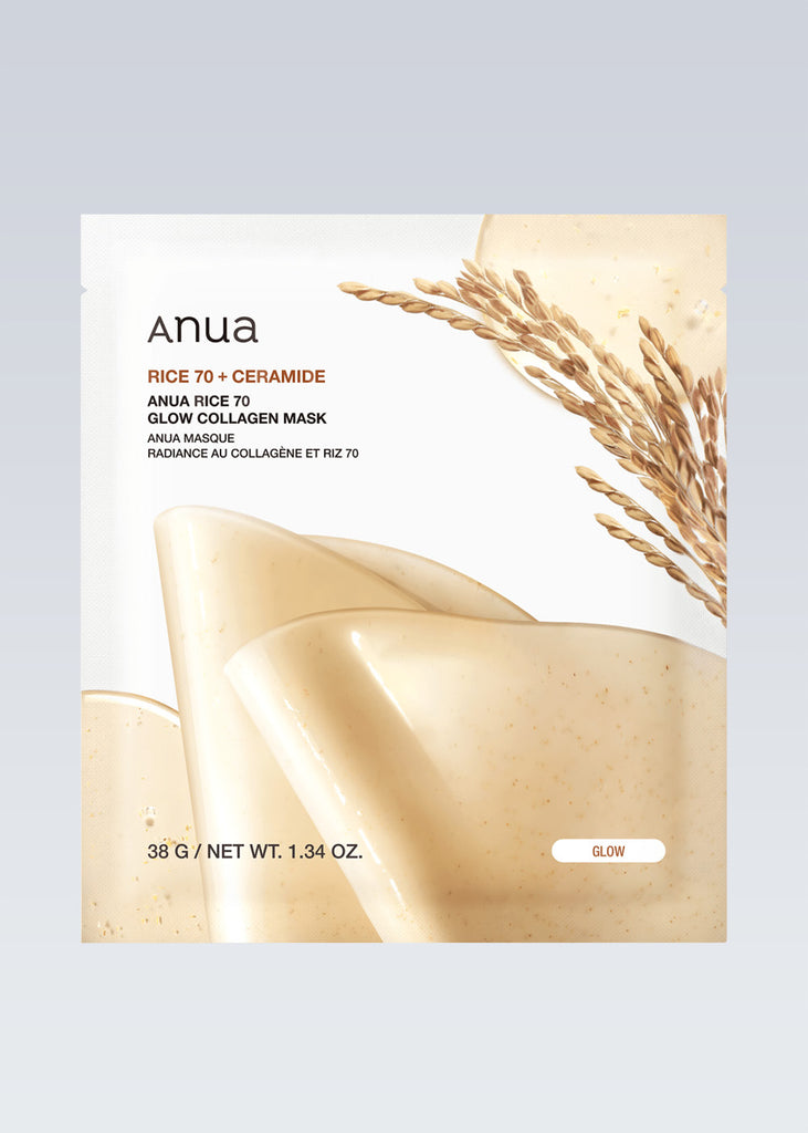Anua Rice 70 Glow Collagen Mask – Shop Miss A