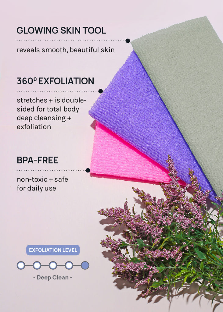 AOA Exfoliating Bath Cloth – Shop Miss A
