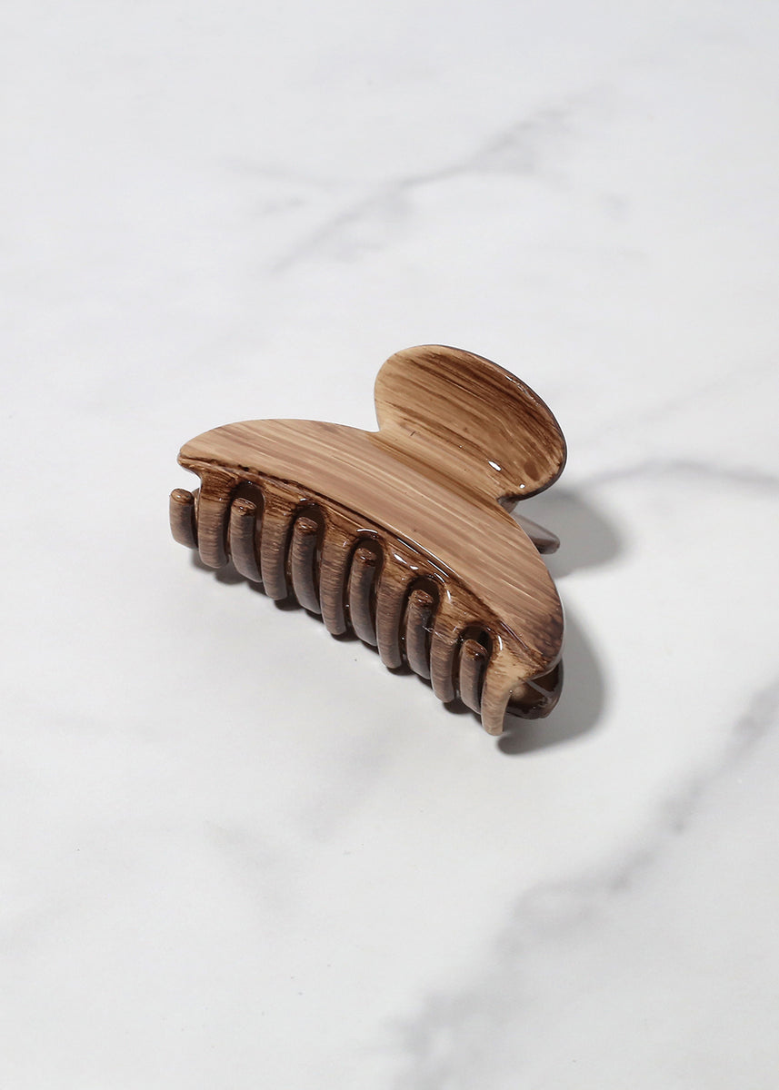Wood Effect Hair Claw Clip – Shop Miss A