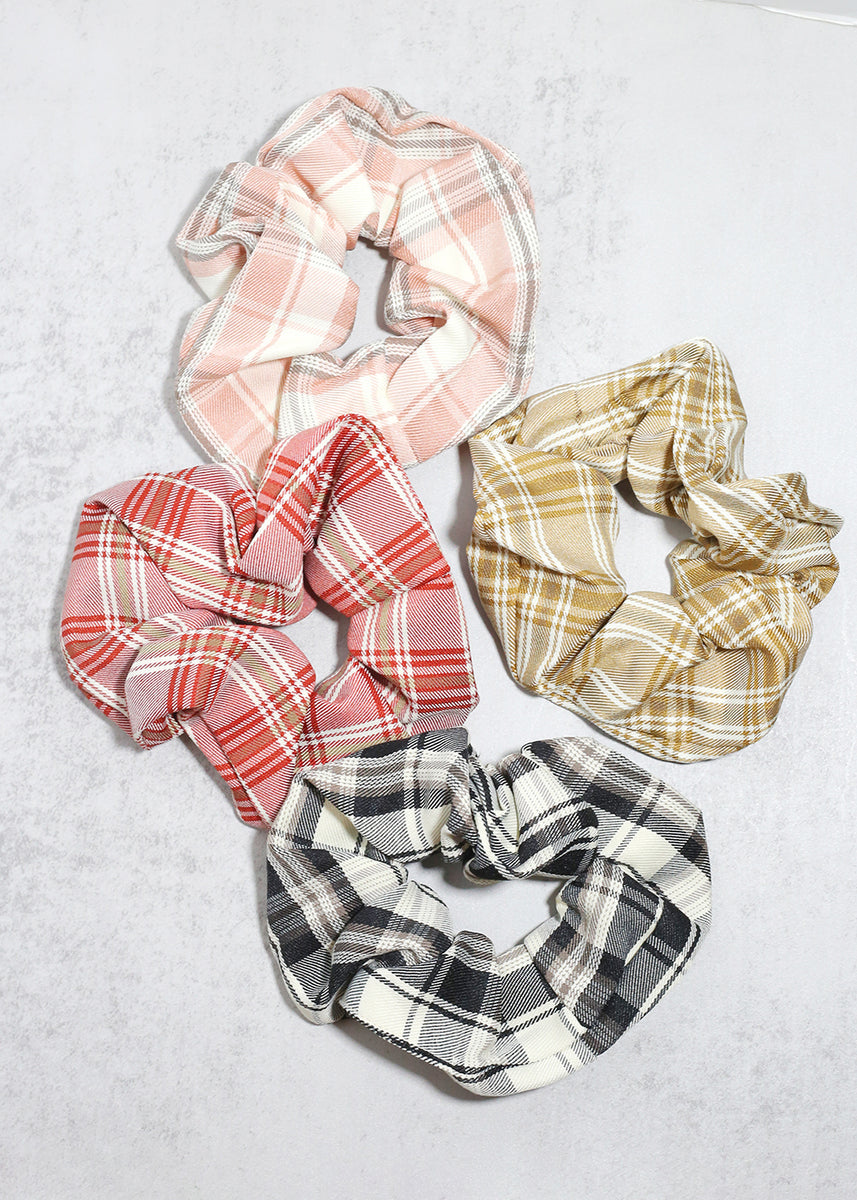 Plaid Scrunchies – Shop Miss A
