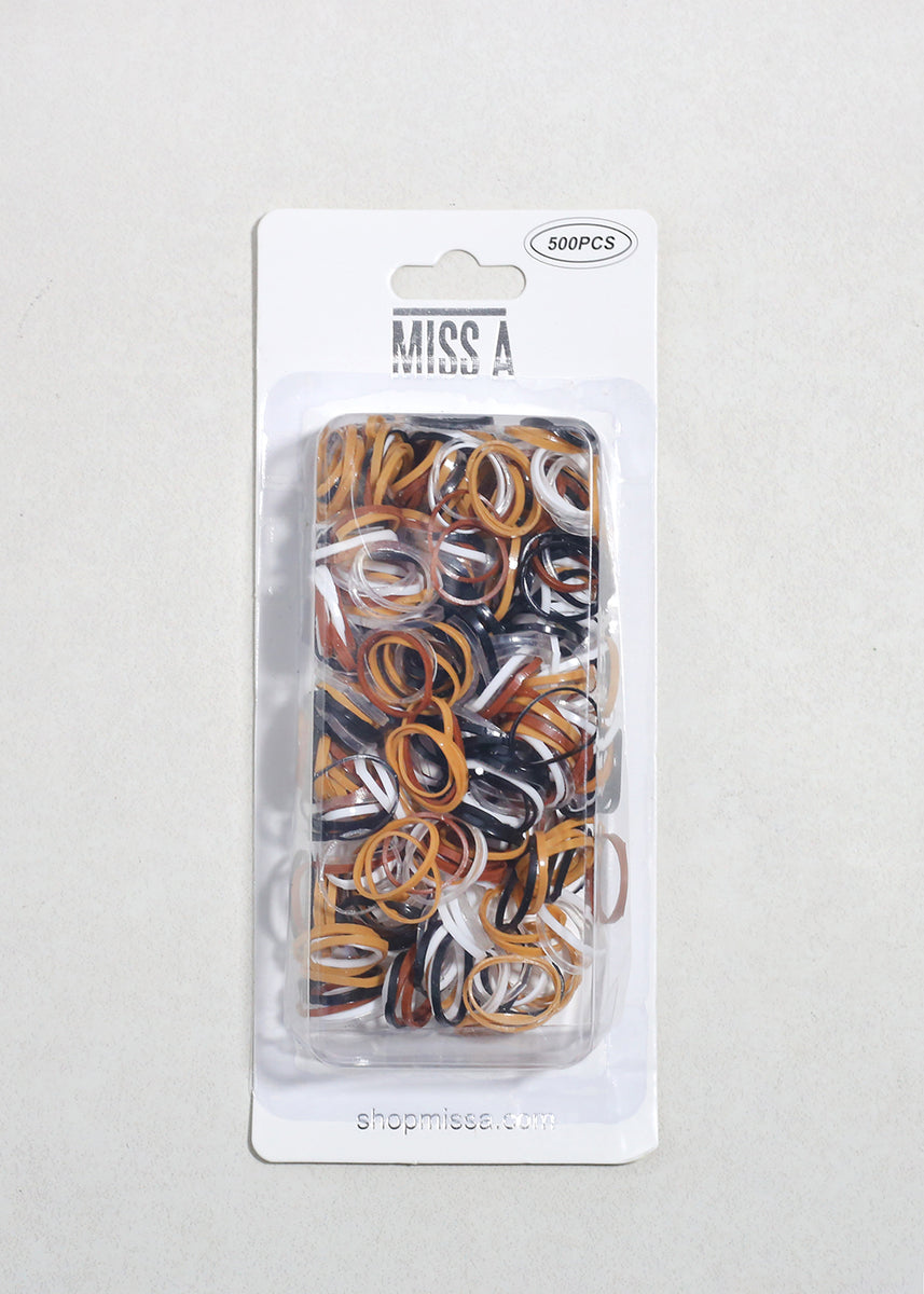 500 PCS Mini Assorted Elastic Rubber Hair Bands – Shop Miss A