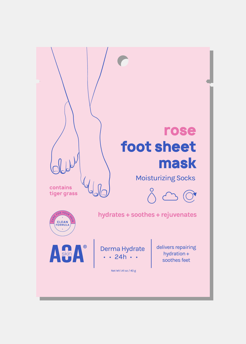 AOA Skin Rose Foot Sheet Mask – Shop Miss A