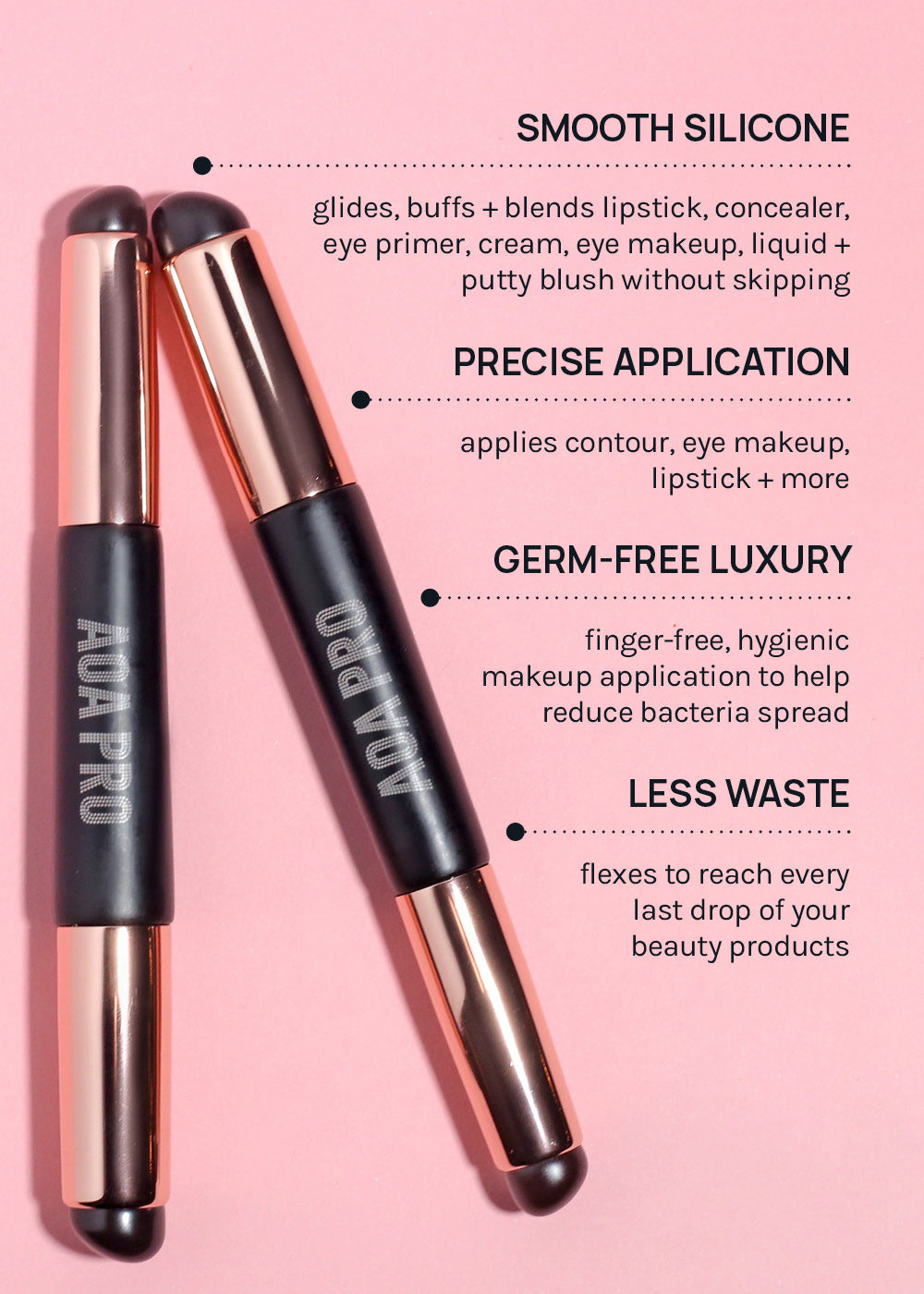 AOA Pro Dual-Ended Silicone Makeup Applicator – Shop Miss A