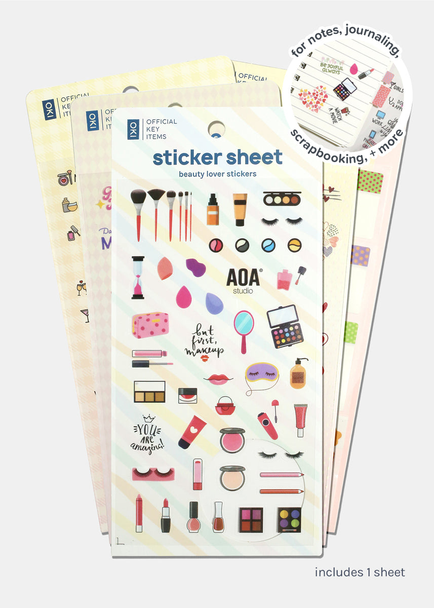 Official Key Items Sticker Sheet – Shop Miss A