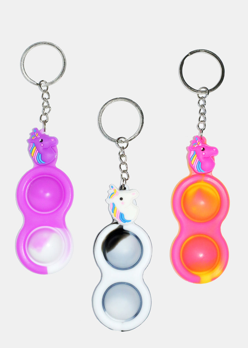 Unicorn Push Pop Keychain Fidget – Shop Miss A