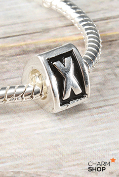 Letter X Block Bead Charm – Shop Miss A