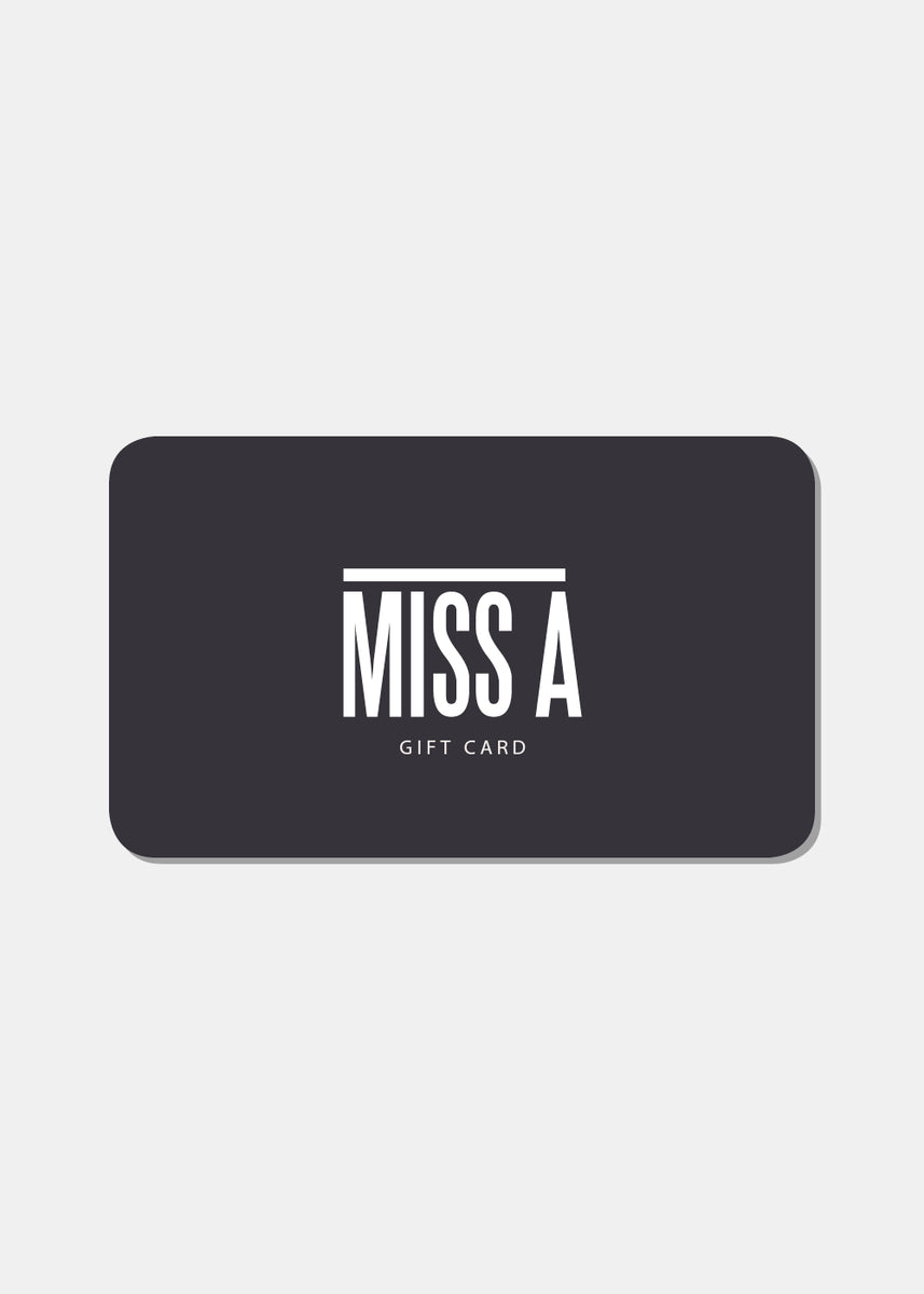 Gift Card- Miss A – Shop Miss A