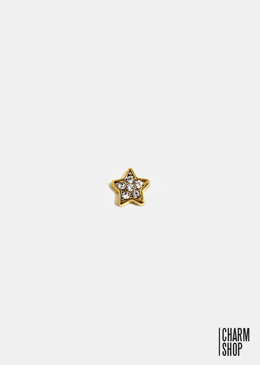 Golden Crystal Star Locket Charm – Shop Miss A
