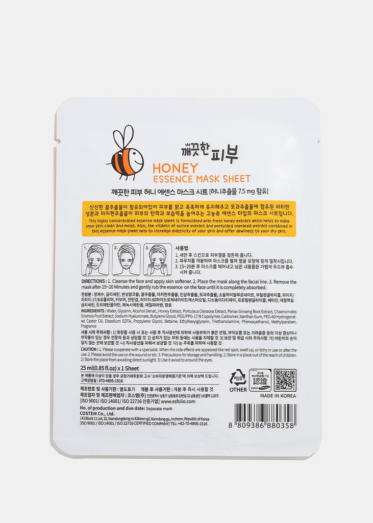 ESFOLIO Pure Skin Essence Mask- Honey – Shop Miss A