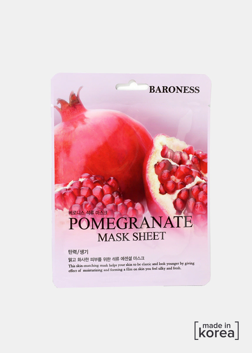 Baroness Sheet Mask- Pomegranate – Shop Miss A