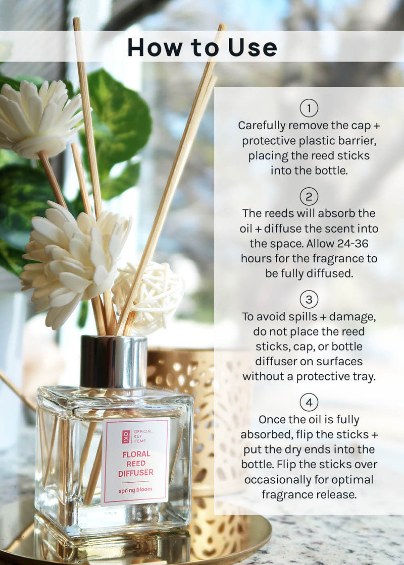 Official Key Items Floral Reed Diffuser – Shop Miss A